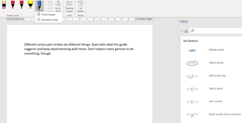 آموزش استفاده از ابزار Pen در مایکروسافت Word - 724پرس